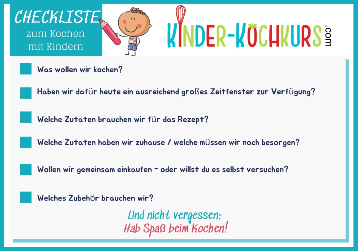 Kochen mit Kindern – Tipps & Rezepte aus der Praxis - Kinder-Kochkurs.com
